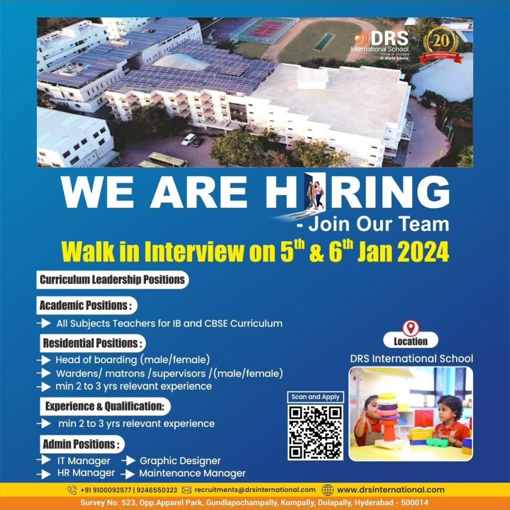 Careers - DRS International School